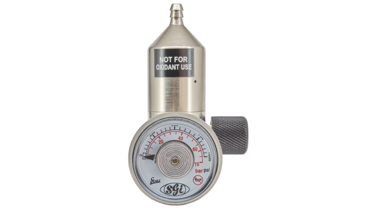 Test gas cylinder valve | Detector Oy